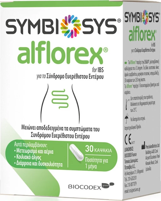 2X BIOCODEX Symbiosys Alflorex Probiotic 30 Caps =60 Caps £101.48 ...