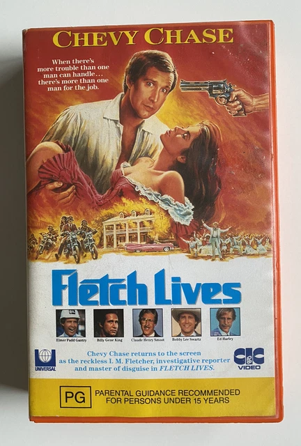 FLETCH LIVES [VHS] CIC Taft Video Big Box Ex-Rental Tape Chevy Chase ...