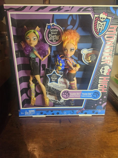 MONSTER HIGH CLAWDEEN Wolf And Howleen Wolf Twin Pack-Nrfb EUR 61,50 ...