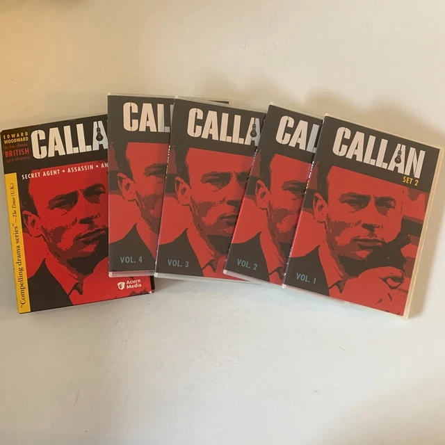 CALLAN SET 2 Complete DVD set Acorn Media Edward Woodward British Spy ...