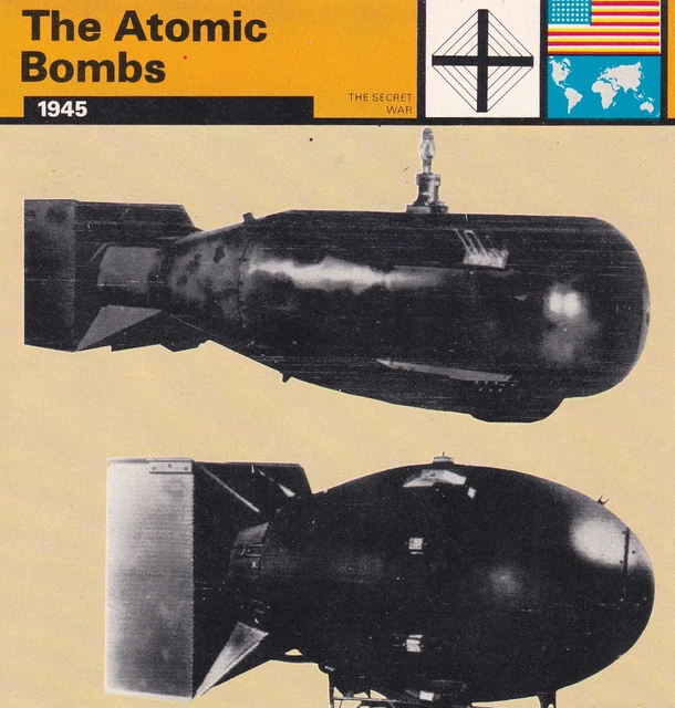 THE ATOMIC BOMBS ~ 1945 ~ Little Boy And Fat Man £0.99 - PicClick UK