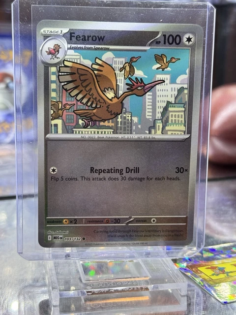POKEMON TCG - Mega Evolution (MEG EN) Fearow - #103/132 - Reverse Holo £3.60 - PicClick UK