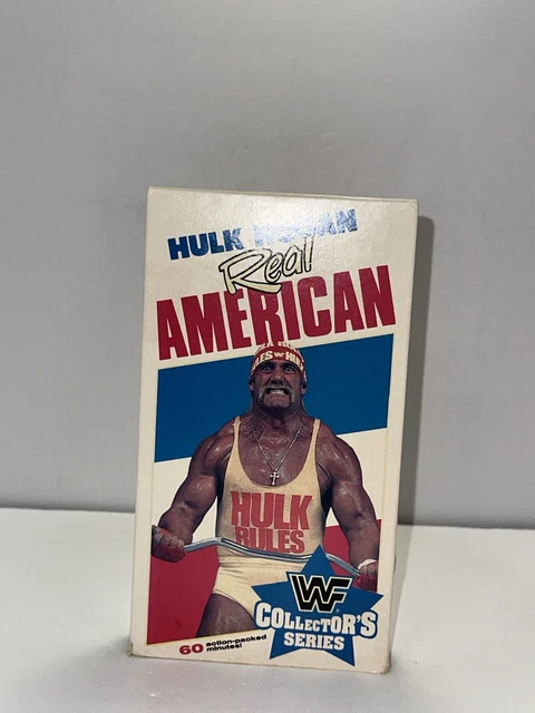 HULK HOGAN REAL American WWF 80's VHS Rare Vintage Tape WWE WCW £8.82 ...