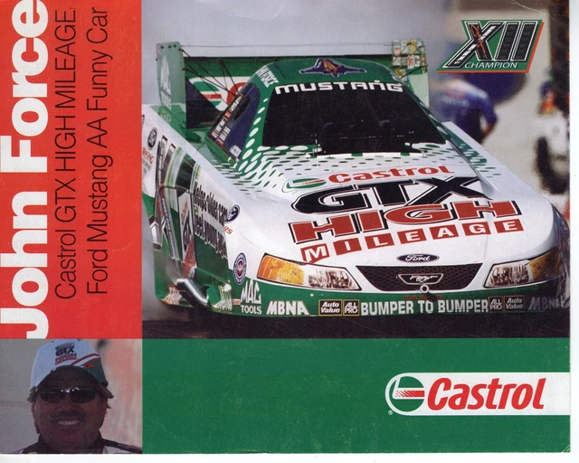 JOHN FORCE FORD Mustang Racing Car Card 2003 £2.64 - PicClick UK