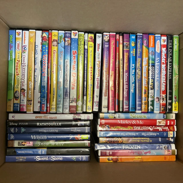 DVD LOT OF 40 Kids Movies Children, Animation, Disney, Pixar ...
