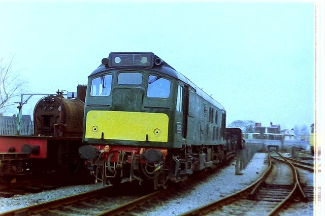 35MM RAILWAY COLOUR Negative Class 25 D5222 at Crewe Heritage Centre £1 ...