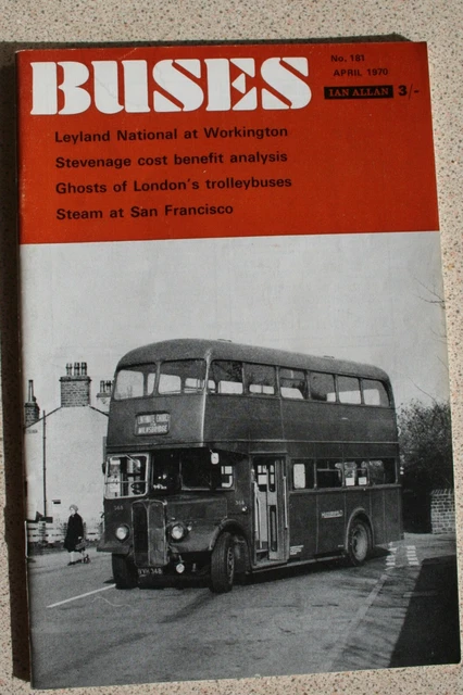BUSES ILLUSTRATED MAGAZINE April 1970 Leyland National London ...