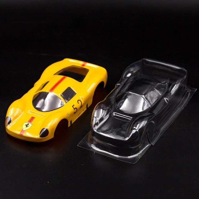 SLOT CAR TRANSPARENT Body Ferrari 330 P3 Replica Policar Super Livrée ...