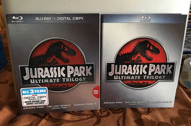 Jurassic Park Ultimate Trilogy Blu Ray Digipack Like New £989 7504