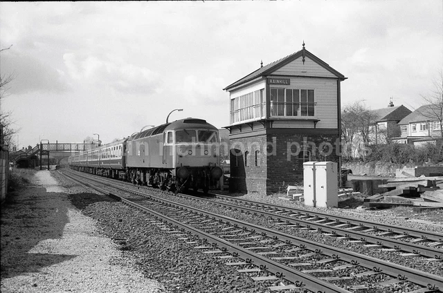 RAINHILL SIGNAL BOX Class 47 47501 8.4.82 Railway Negative RN293 £5.55 ...
