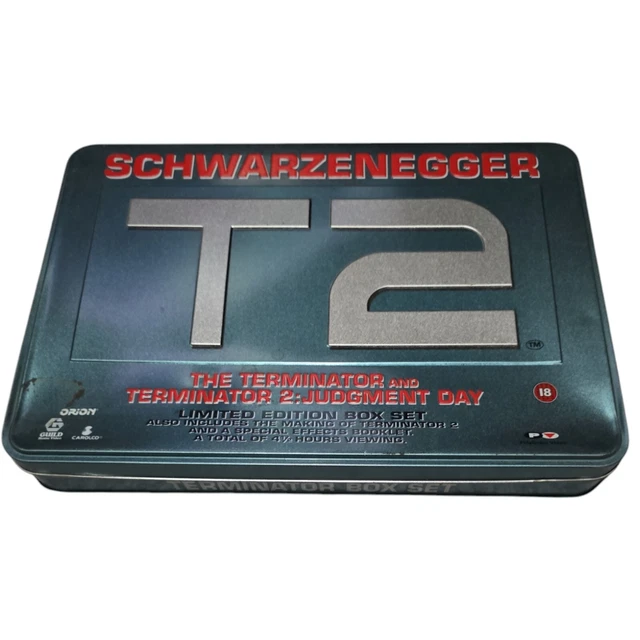 SCHWARZENEGGER TERMINATOR T2 VHS Limited Edition Box Set In Collector ...