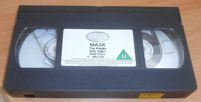 MASK VHS VIDEO Tape Cassette Retro 1985 Vintage Animated Cartoon Castle ...