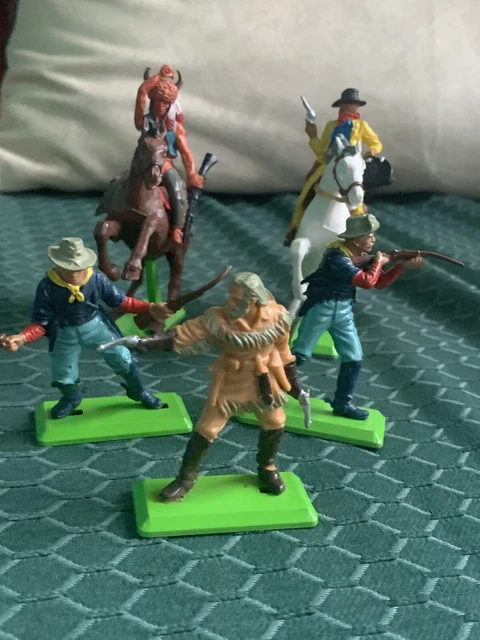 BRITAINS DEETAIL COWBOYS wild west civil war vintage £12.00 - PicClick UK