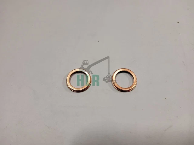 LAND ROVER DEFENDER / Discovery 2 TD5 Oil Feed Copper Washers x2 NEW ...