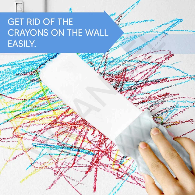 FLASH MAGIC ERASER Ultra Power Re-Usable Sponge Remover Stain Scuffs ...