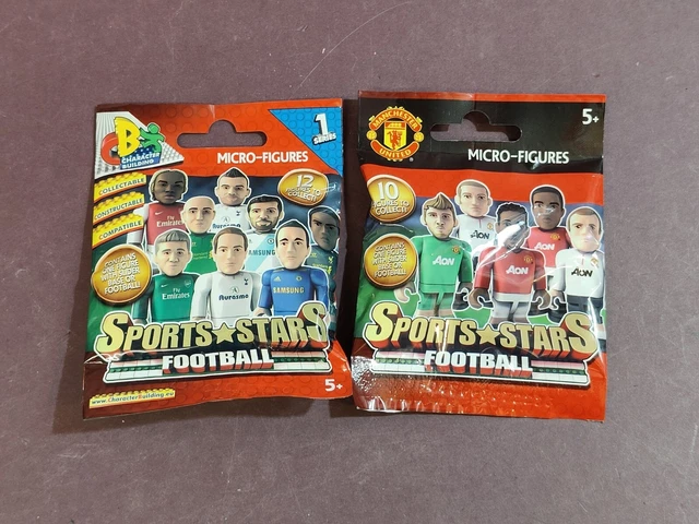 2X CHARACTER BUILDING Sports Stars Micro Figure - Series 1 / Manchester ...