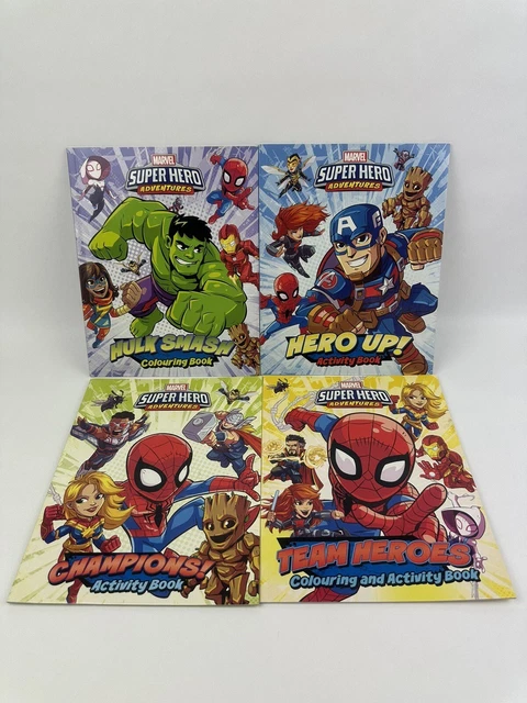 MARVEL SUPER HERO Adventures Colouring And Activity Book New Unused ...