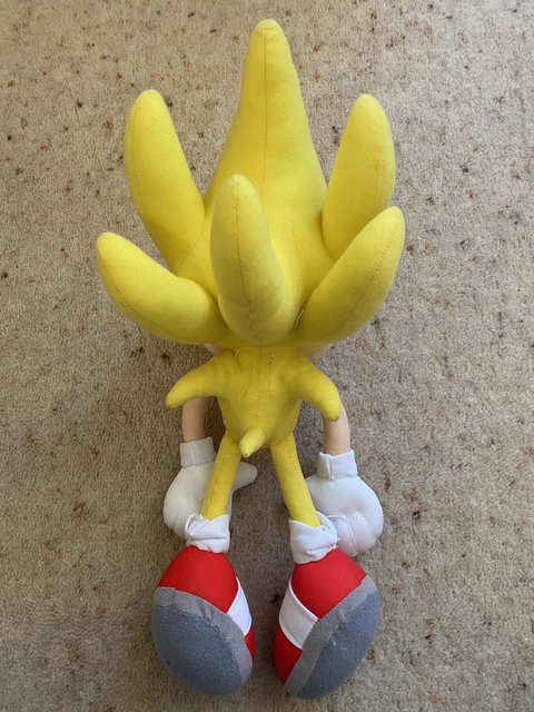 RARE SONIC THE Hedgehog 12 Inch Super Sonic Plush Toy Ge Entertainment ...