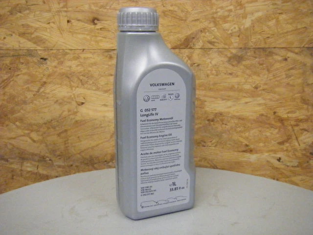 OLIO MOTORE ORIGINALE 0W20 VW Audi Seat Skoda GS60577M2E Longlife 4 IV 50800 50900 EUR 19,99 ...