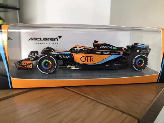 SPARK S8528 DANIEL Ricciardo McLaren MCL36 Australian F1 GP 2022 1:43 ...