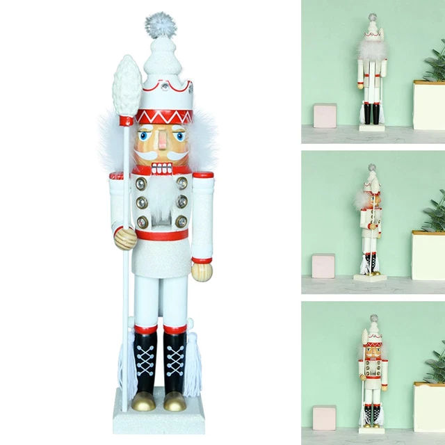 WOOD NUTCRACKER FIGURES Christmas Nutcrackers for Cabinet Office £14.41 ...