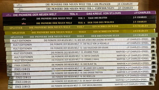 I PIONIERI DEL NUOVO MONDO vol. 1 - 21; frammenti/culto/finix; ottime ...