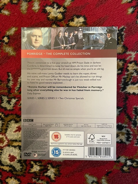 PORRIDGE: THE COMPLETE Collection [15] DVD Box Set EUR 7,03 - PicClick IT