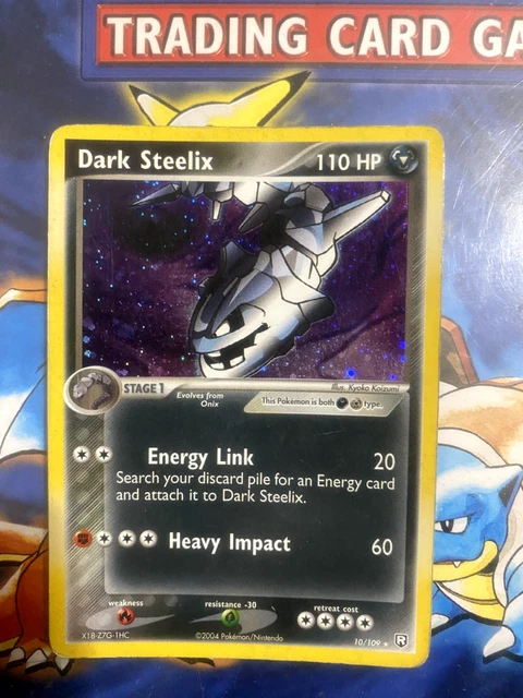 CARTA POKÉMON - Dark Steelix Rara Olografica EX Team Rocket Returns 10/ ...