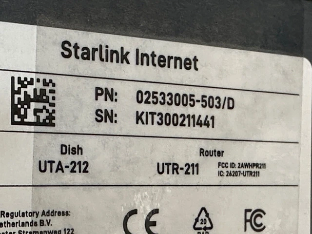 STARLINK SATELLITE V2 Dish Kit with Router (UTA-212 & UTR-211) NEW in ...