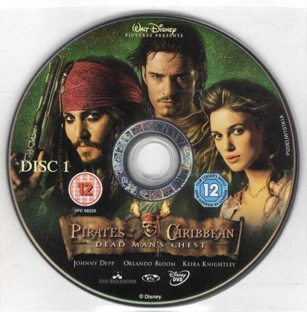 PIRATES OF THE Caribbean Dead Man's Chest DVD 2 Disc Set EUR 1,55 ...