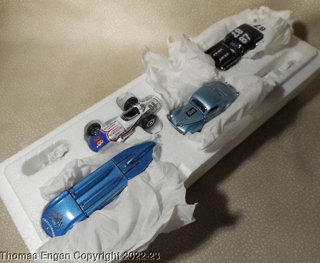 HOT WHEELS LEGENDS Vintage Record Holders Willys Challenger '57 Chevy ...
