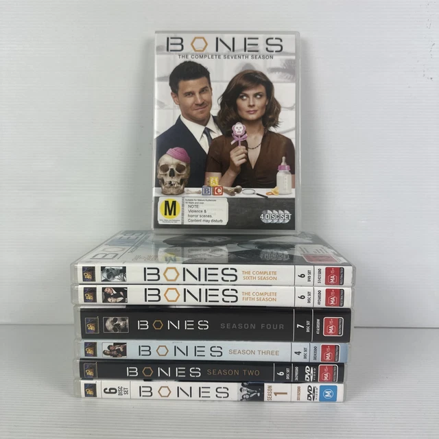 BONES THE COMPLETE Series Season 1-7 Box Set DVD Reg 4 PAL VGC £20.87 ...