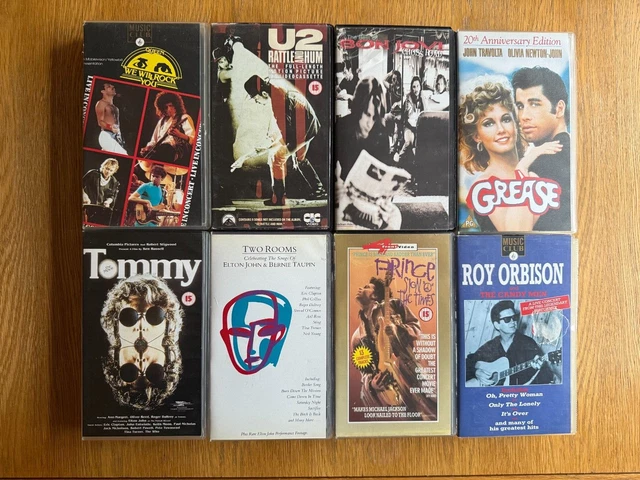 VHS TAPE BUNDLE Job Lot - 1980s ROCK / POP Titles (Listed) £8.00 ...