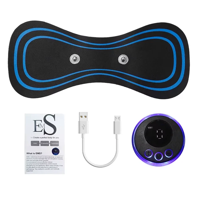 SMART NECK RECHARGEABLE Massager Electric 19 Levels Tens Pulse Neck ...