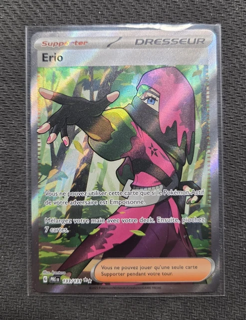 CARTE POKEMON - Erio Full Art FA 133/131 - Évolution Prismatique EV8.5 ...