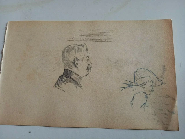 ANCIEN DESSIN AU crayon , croquis 25,bon état 15x24 cms, 1920 EUR 15,00 ...
