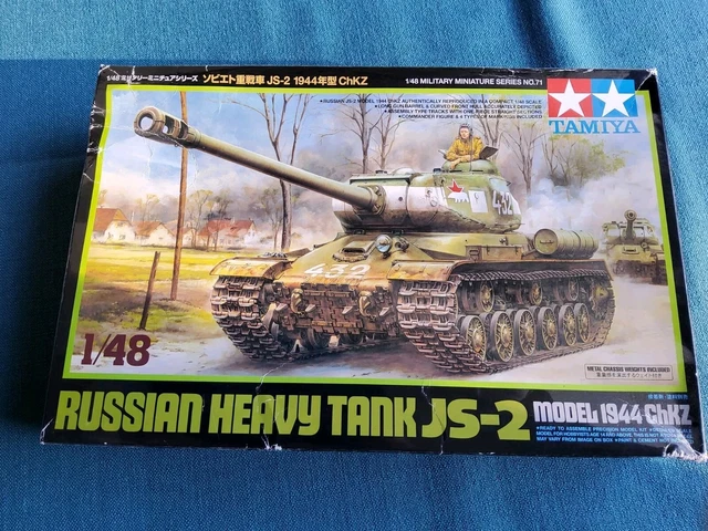 TAMIYA 1:48 JS-2 Russian Heavy Tank 1944 Military Armour Model Kit £9. ...