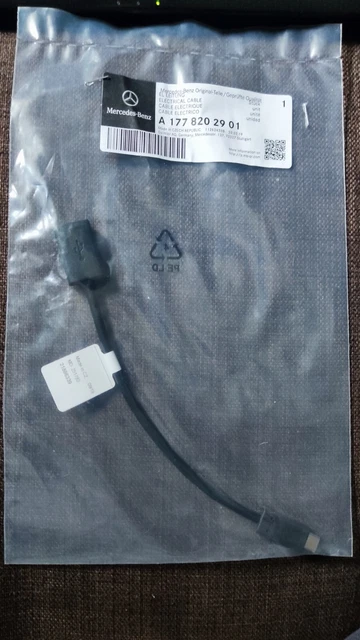 MERCEDES CÂBLE ADAPTATEUR Interface Original MEDIA USB-A VERS USB-C ...