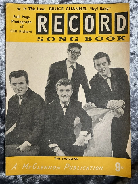 VINTAGE RECORD SONG Book Magazine Featuring The Shadows £3.32 - PicClick UK