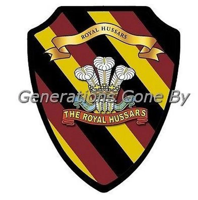 ROYAL HUSSARS WALL Shield £39.99 - PicClick UK
