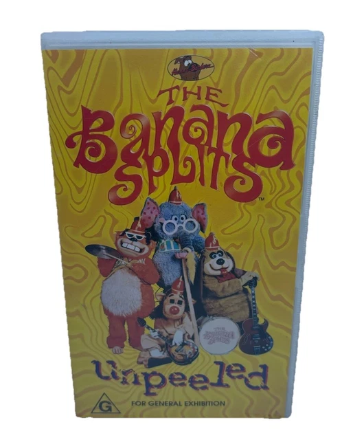 HANNA BARBERA THE Banana Splits Unpeeled Vhs Video Children’s Vintage ...