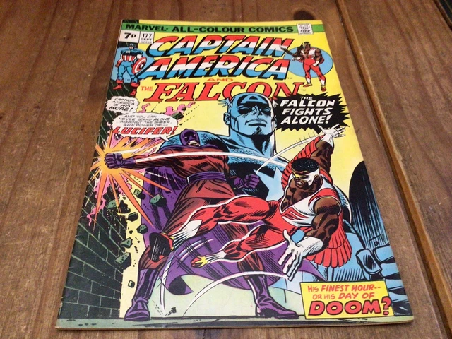 VINTAGE MARVEL COMICS Captain America and the Falcon No. 177 Sept 1974 ...