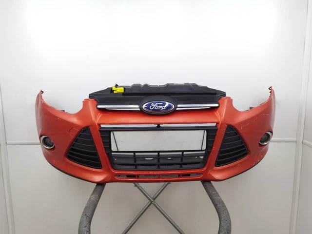 FORD FOCUS MK3 Complete Front Bumper With Grilles & Fogs Orange 2011 ...