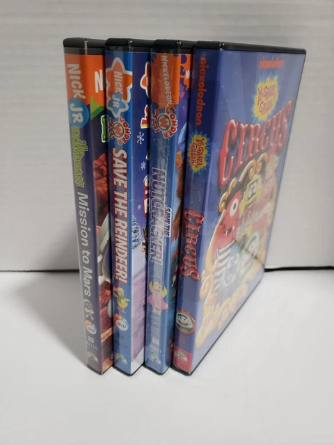 LOT OF 4 Nickelodeon DVDs: The Backyardigans, Wonder Pets, Yo Gabba ...