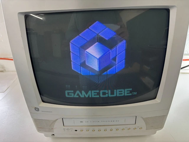 GE SPACEMAKER CRT TV/VCR 13TVR70 Retro Gaming Nintendo Switch Gamecube ...