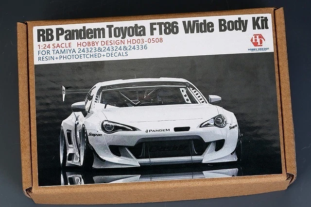 HOBBY DESIGN HD030508 1/24 Rocket Bny FT86 V3 Wide Body Kit for Tamiya ...