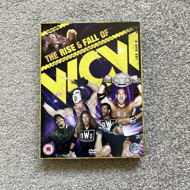 THE RISE AND Fall Of WCW DVD 3 Disc Set | Silver Vision | WWE | WWF ...