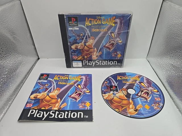 DISNEY’S ACTION GAME Featuring Hercules - PS1 Black Label - Complete ...