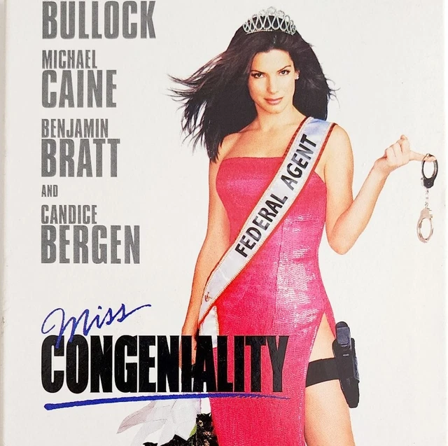 2001 MISS CONGENIALITY Vintage VHS Comedy Suspense Sandra Bullock £9.11 ...