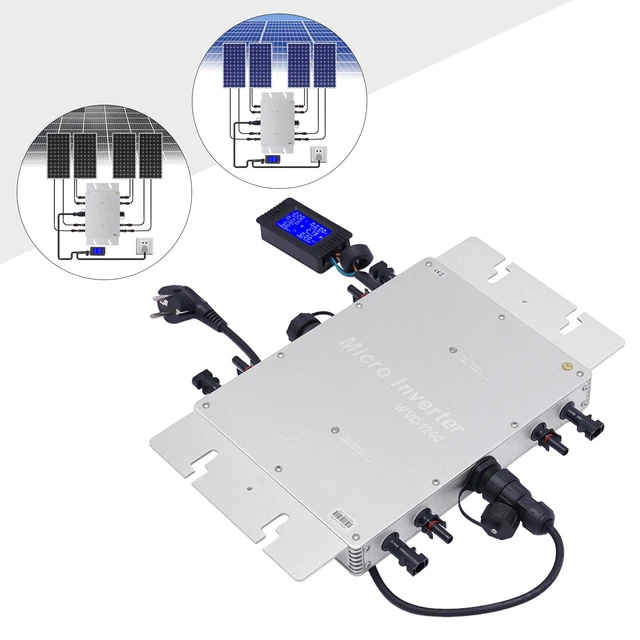 BINDER DI RETE 1200 W inverter solare microinverter impermeabile IP65 ...